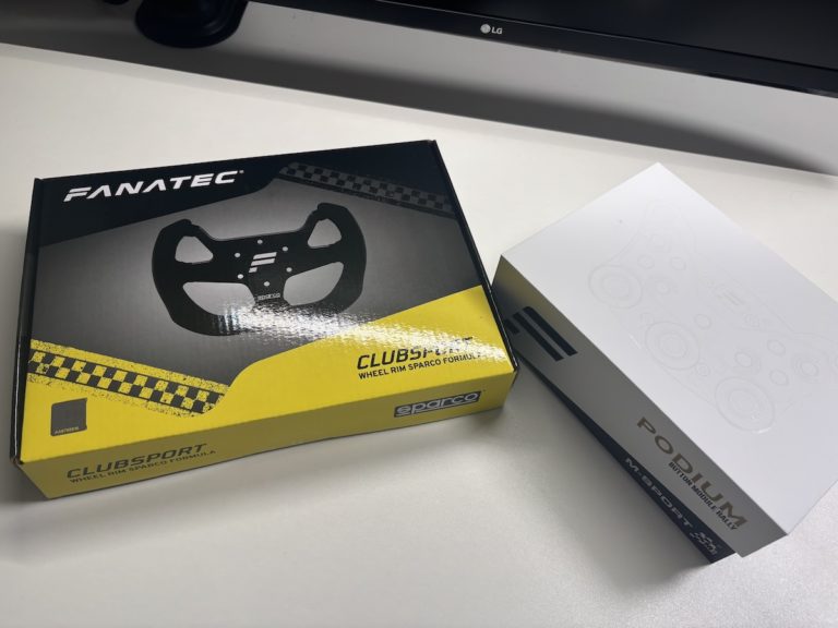 FanatecのSparcoステアリングとButton module rallyの開封組み付け｜MASK｜ブログ | MASK iRacing